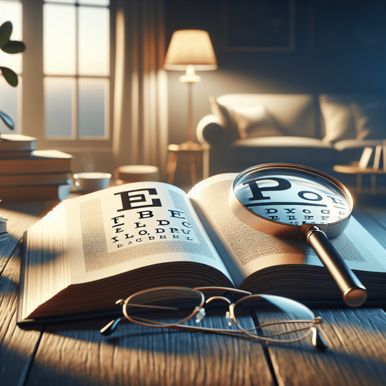 Large Print Reading Materials for Vision Impairment