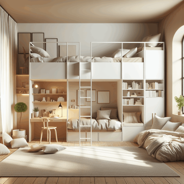 Space-Saving Loft Beds for Teens' Small Bedrooms