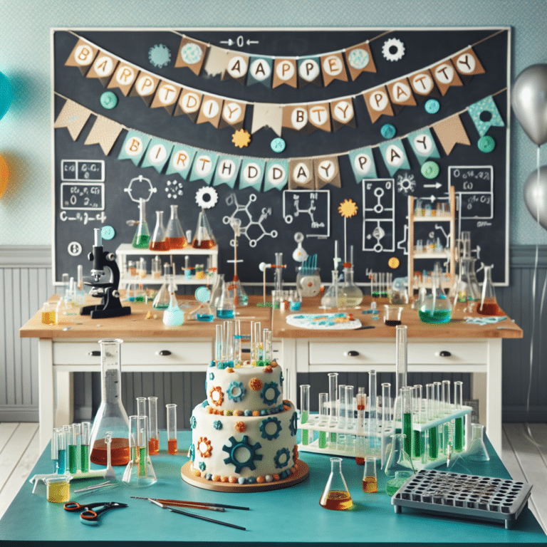 DIY Science Lab-Themed Birthday Party: A Complete Guide