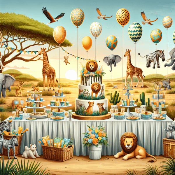 Animal Safari-Themed Birthday Party Ideas in the Wild