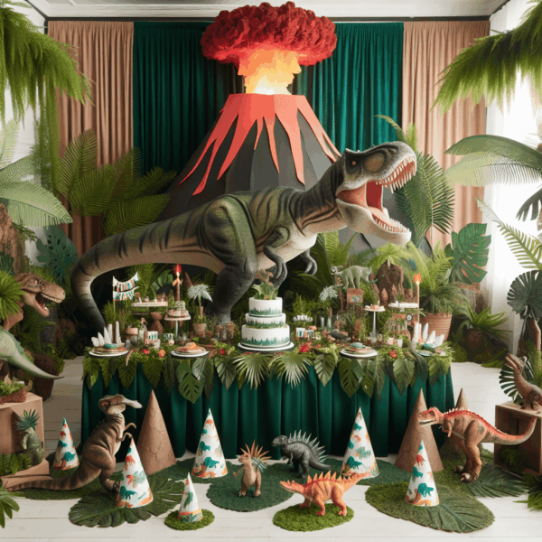 Roaring Dinosaur Discovery-Themed Birthday Party Ideas