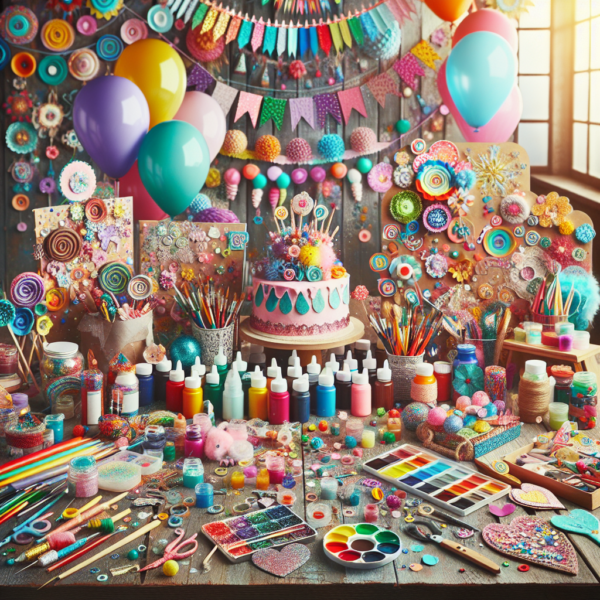 Colorful and Creative DIY Craft Birthday Party Ideas