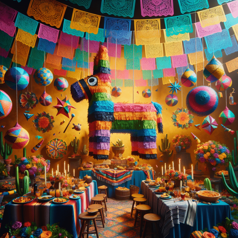 Vibrant Fiesta with a Mexican Piñata Party Planning