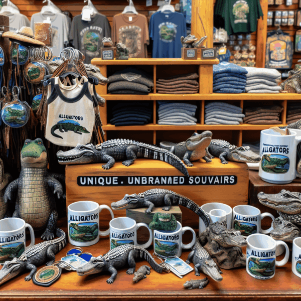 What Unique Souvenirs Can You Find at Gatorland's Gift Shop?