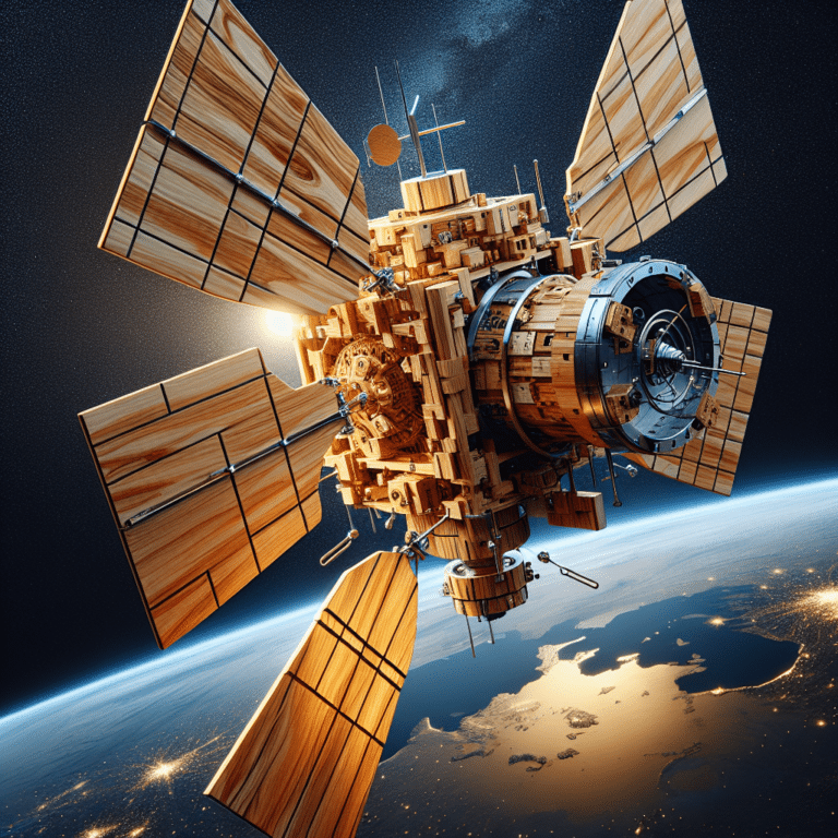 World's First Wooden Satellite